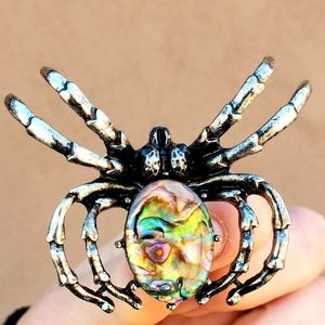 Handmade | Jewelry | New Carved Abalone Shell Spider Pin Brooch | Poshmark